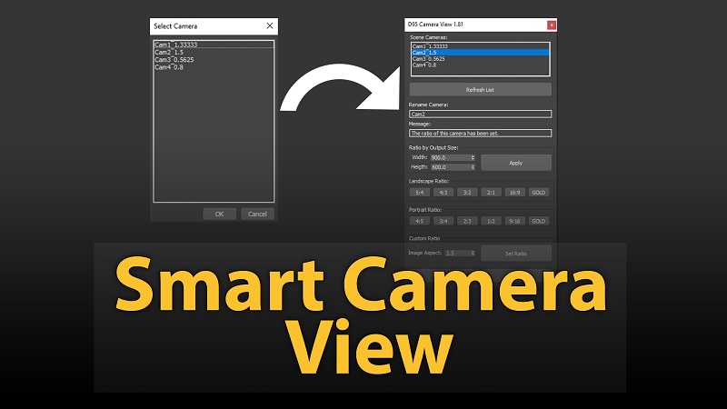TIPS#269: Smart Camera View trong 3dsMax | D95 Design » Thủ thuật diễn ...