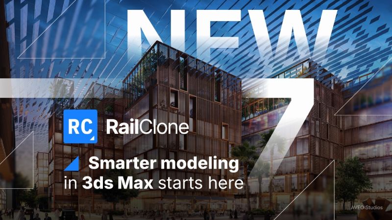 TIPS#450: RailClone 7 ra mắt – Cải tiến mạnh mẽ cho quy trình dựng hình ...